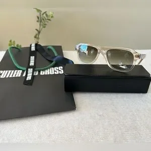 Cutler And Gross | Accessories | Cutler And Gross Aviator Glasses Green ...